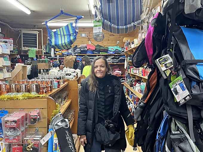 That smile says it all: another shopper has fallen under Hoss's spell and isn't leaving empty-handed.