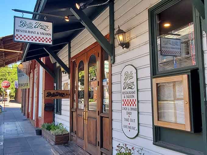 Bella Union's classic facade hints at the kind of dining experience that makes special occasions even more special.