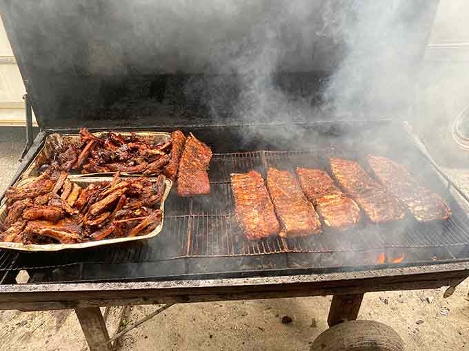 A full rack of pure joy&mdash;tender, smoky, and guaranteed to make you forget your table manners completely.