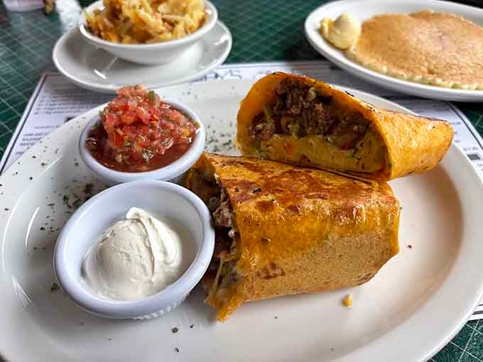 When your breakfast burrito needs its own zip code, you know you're in the right place for serious eating.