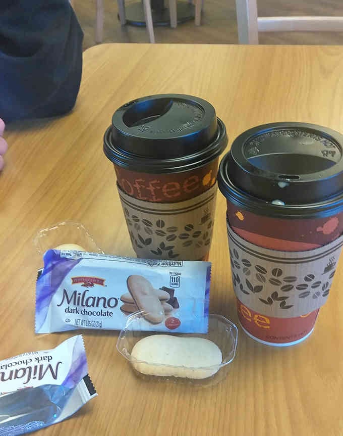 Coffee and Milano cookies&mdash;the dynamic duo your afternoon didn't know it needed until right this very moment.