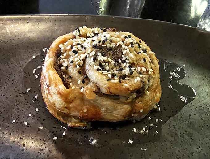 Wait, is that a cinnamon bun made with Wagyu beef fat? Yes, and it's exactly as decadent as it sounds.