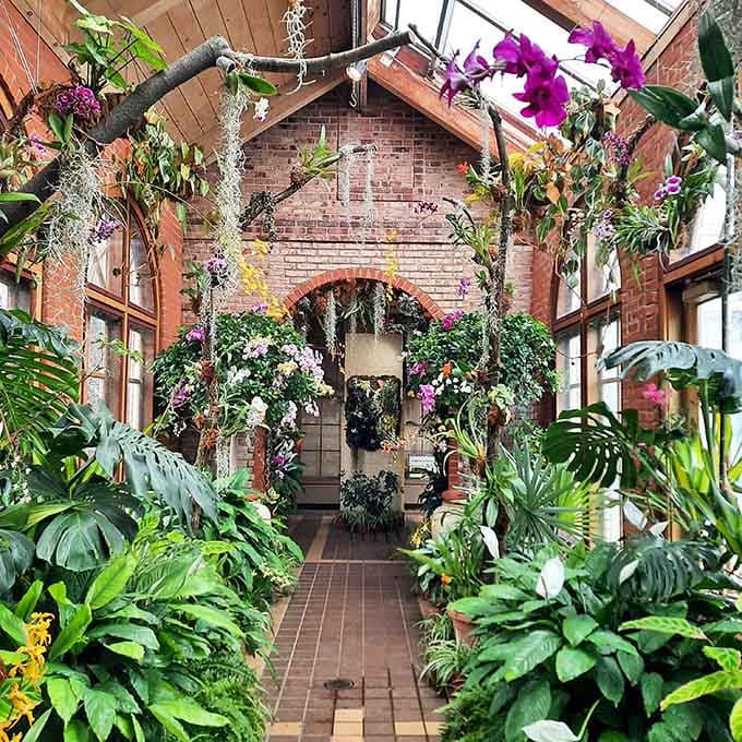 White blooms cascade through formal gardens designed to make even non-gardeners suddenly crave a trowel and gloves.