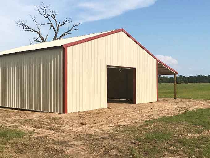Clean, functional, and honest&mdash;this barn doesn't need fancy frills to get the job done right.