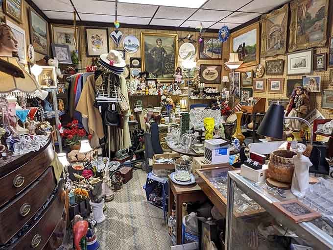 Organized chaos fills every corner with treasures waiting to be discovered by someone who appreciates their particular brand of vintage charm.