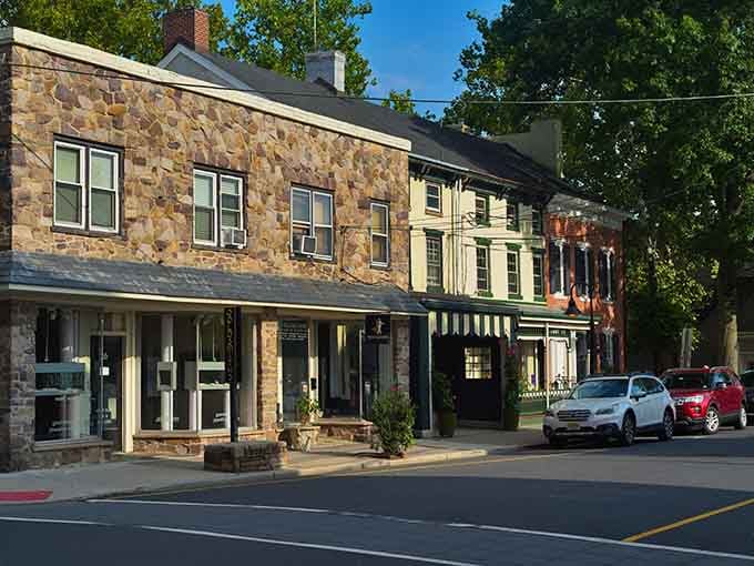 Stone buildings and tree-lined streets create a postcard scene that Instagram filters could never improve upon.