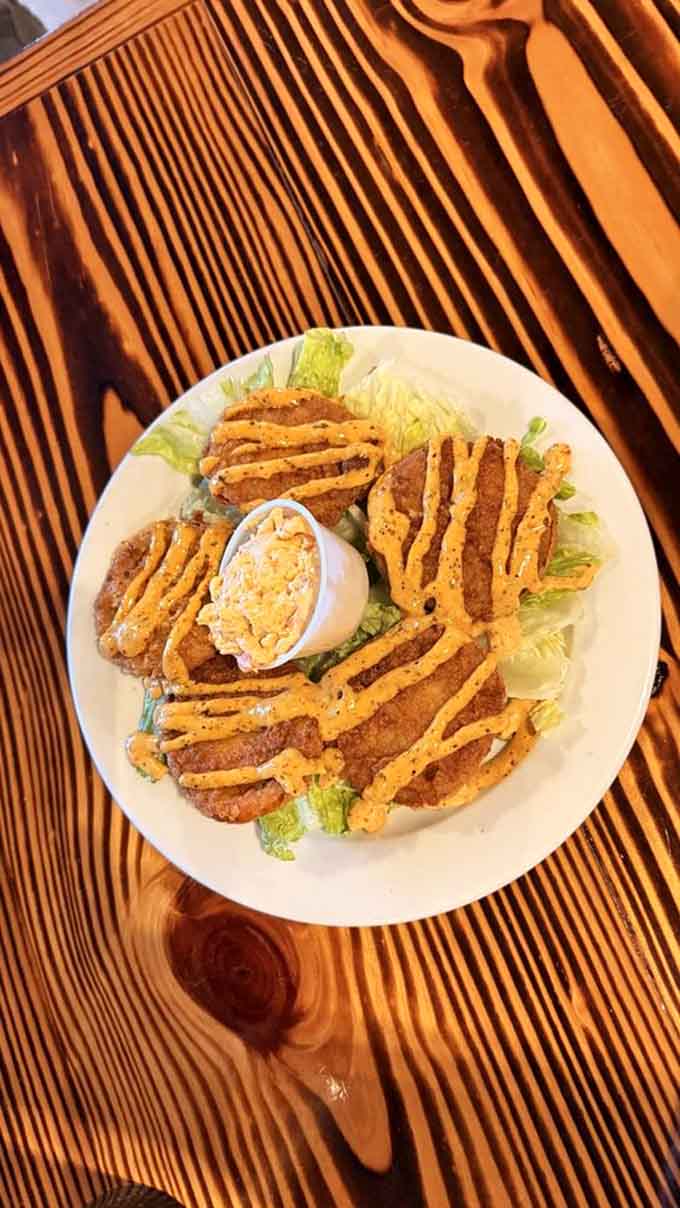 Fried green tomatoes: crispy, tangy, and Southern enough to make your grandmother nod approvingly from across the room.