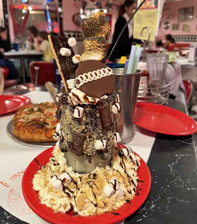 S'more Rama Lama Ding Dong Shake brings campfire nostalgia to your table without the mosquitoes or burnt marshmallows.