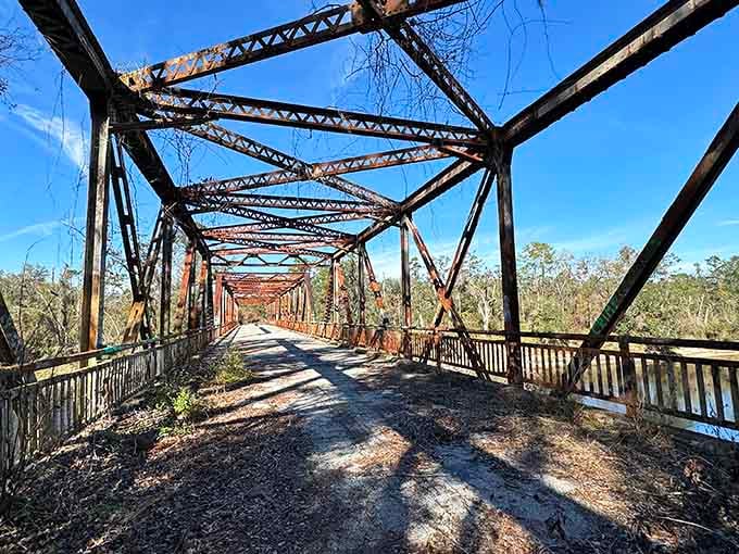 This historic bridge now serves walkers and cyclists, connecting past and present without the traffic headaches.