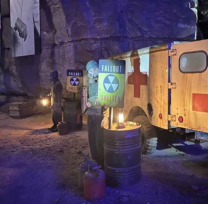 Cold War history meets modern adventure. From nuclear shelter to family fun destination. What a glow-up.