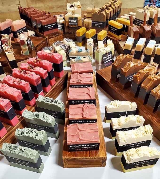 Handcrafted soaps displayed like edible confections make you wonder if artisan bath products are the new gourmet chocolate.