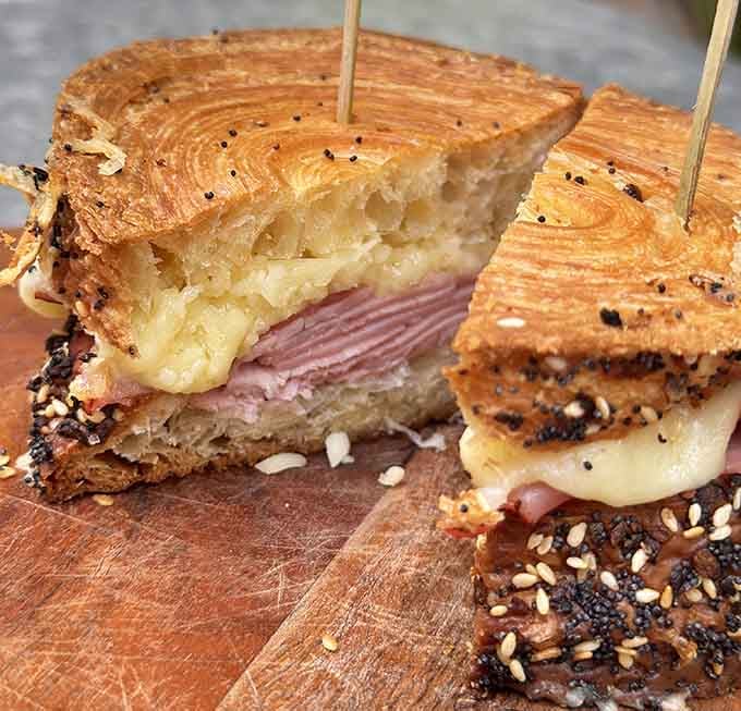 When your sandwich requires toothpicks to hold it together, you know someone in the kitchen understands proper portion control.
