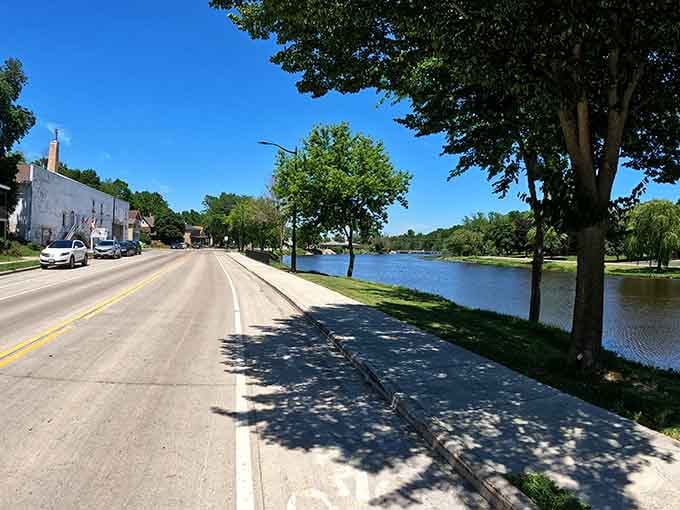 River views and tree-shaded sidewalks where you can actually hear yourself think, a luxury in today's noisy world.