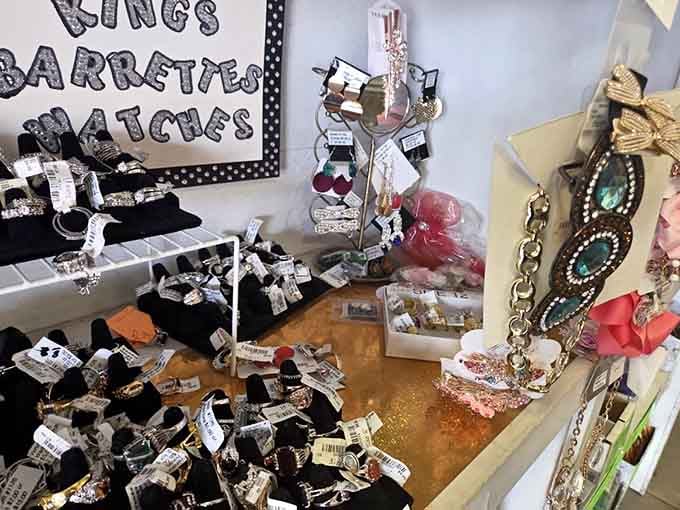 Vintage jewelry that once adorned someone's special occasions now waits for its next glamorous adventure ahead.