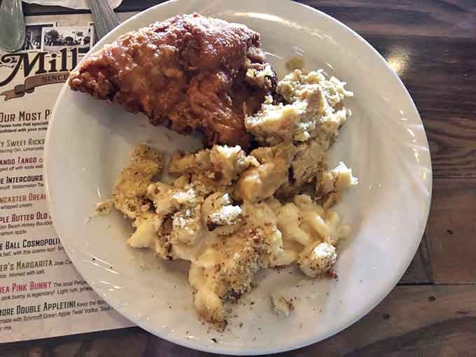When chicken meets mac and cheese on one plate, beautiful friendships are formed over carbs.