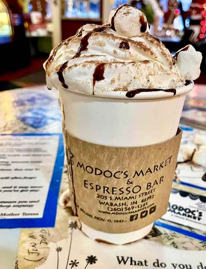 Whipped cream piled higher than your retirement savings, and twice as satisfying to enjoy right now.