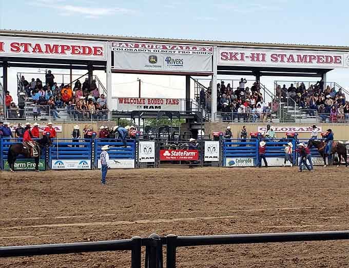 Rodeo stands packed with genuine fans prove this town's entertainment doesn't need a streaming subscription or Wi-Fi.
