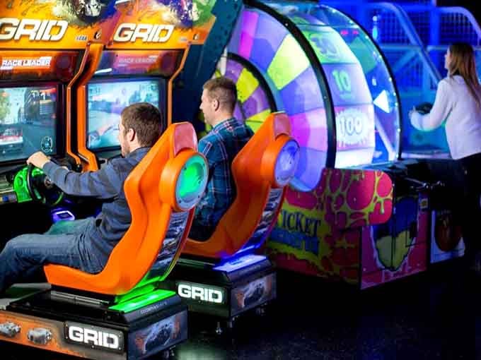 Racing games that glow in the dark? Now we're talking about serious family competition time.