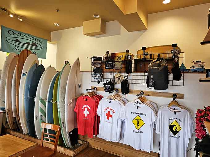 Oceanside Surf Co. stocks everything you need to brave the Pacific's frigid waters, including the courage you'll desperately require.