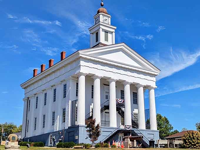 This stunning Greek Revival courthouse isn't just beautiful, it's the kind of civic architecture that makes you proud.