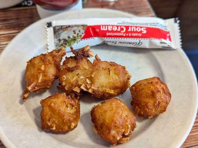Golden-fried tater tots that prove sometimes the simplest pleasures are the ones worth celebrating most enthusiastically.
