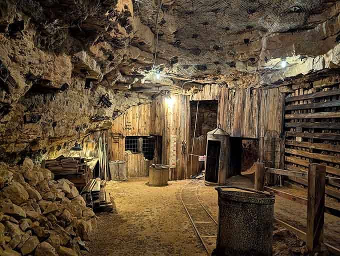Step inside the mining museum where wooden beams and authentic equipment tell stories your smartphone battery could never handle.