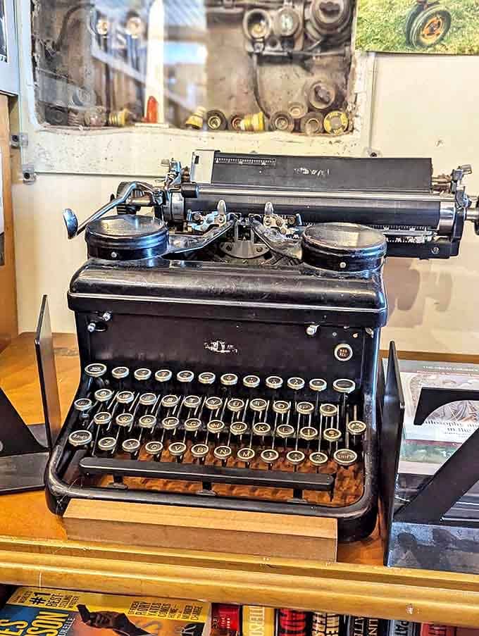 An antique typewriter reminds us that great stories existed long before autocorrect started ruining our lives.