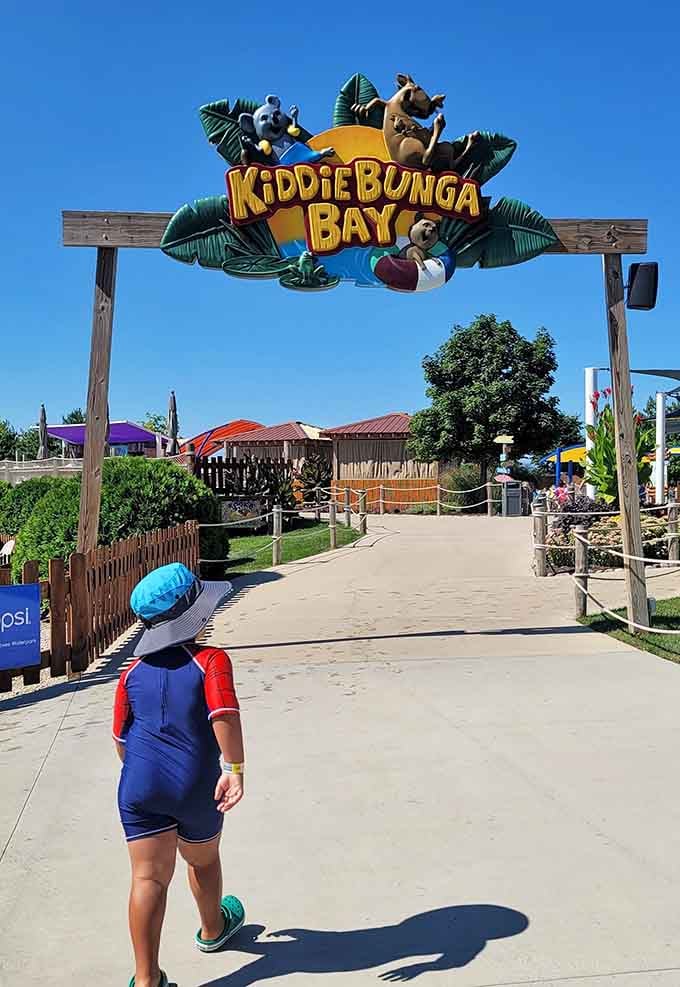 Kiddie Bunga Bay welcomes the little ones to their own tropical paradise, perfectly scaled for pint-sized adventurers.