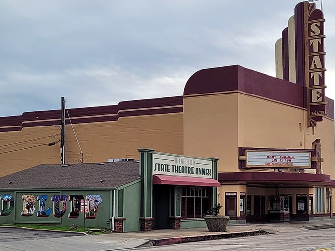 The State Theatre's Art Deco charm brings entertainment without the big-city ticket prices or impossible parking situations.