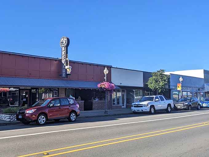 Classic storefronts and vintage theater marquees transport you back when downtown actually meant something to a community.
