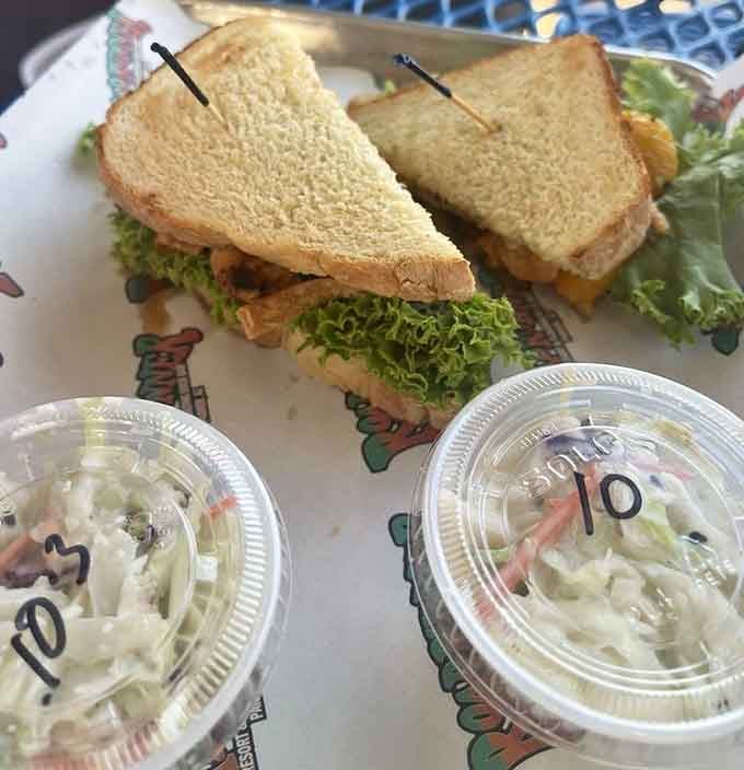 Sometimes the simple pleasure of a well-made sandwich tastes even better when you're dining on floating real estate.