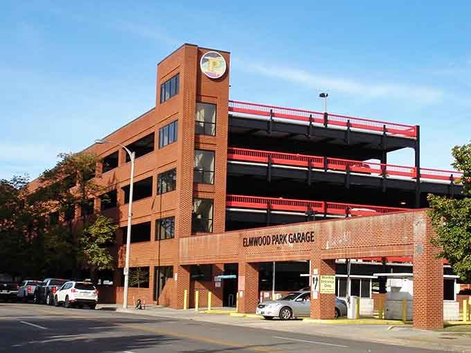 Elmwood Park Garage shows that even parking structures get the attractive treatment in this thoughtfully designed city.
