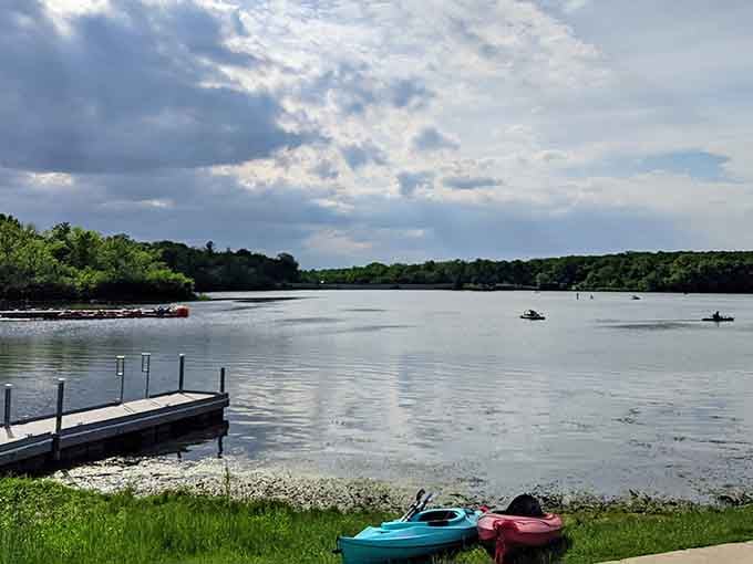 Kayakers and paddlers share this water like neighbors borrowing sugar&mdash;peaceful, friendly, and with plenty of room for everyone.