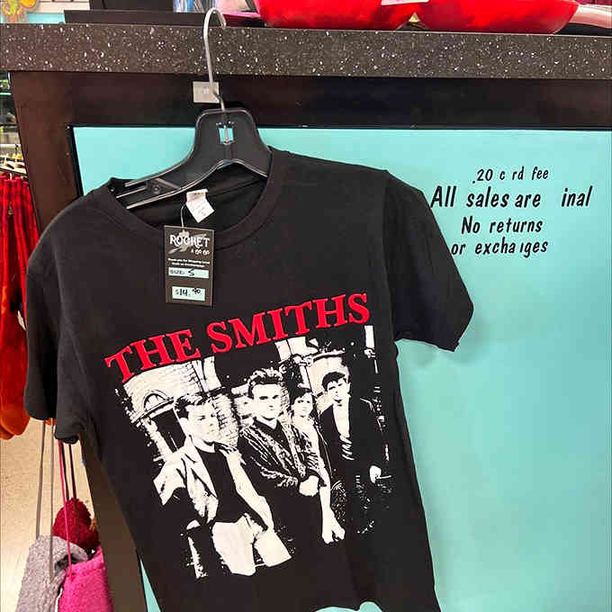 The Smiths never go out of style, and neither does finding their merch at reasonable prices.