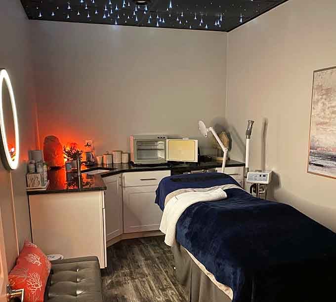 Another treatment room where the only thing on your to-do list is absolutely nothing at all.