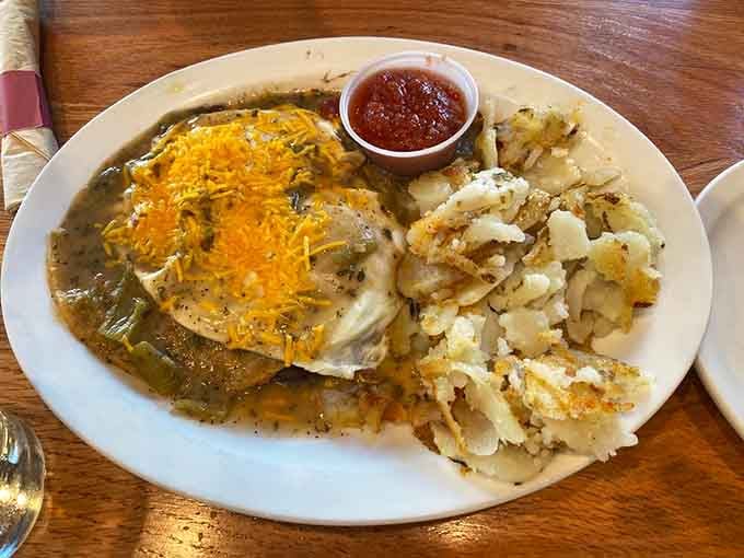 When your breakfast requires architectural planning to eat, you know you're in for a delicious adventure of epic proportions.