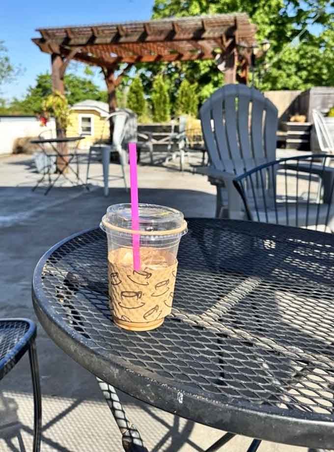 The Almond Joy Mocha tastes exactly like the candy bar, minus the guilt and wrapper crinkle.