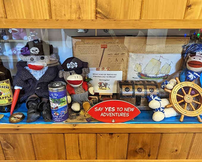 Ahoy there! Even pirates need retirement plans, and apparently this museum provides excellent benefits for swashbucklers.