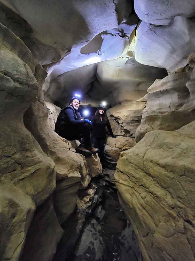 When your headlamps are brighter than your decision-making skills, you know you're living your best cave life.