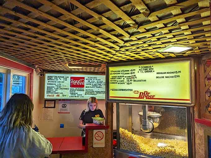The concession stand serves up classic movie snacks without requiring a second mortgage to afford them.