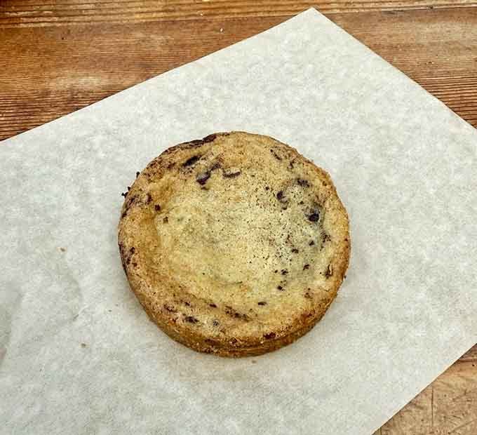 A chocolate chip cookie that understands the assignment: simple, classic, and absolutely worth the indulgence every single time.
