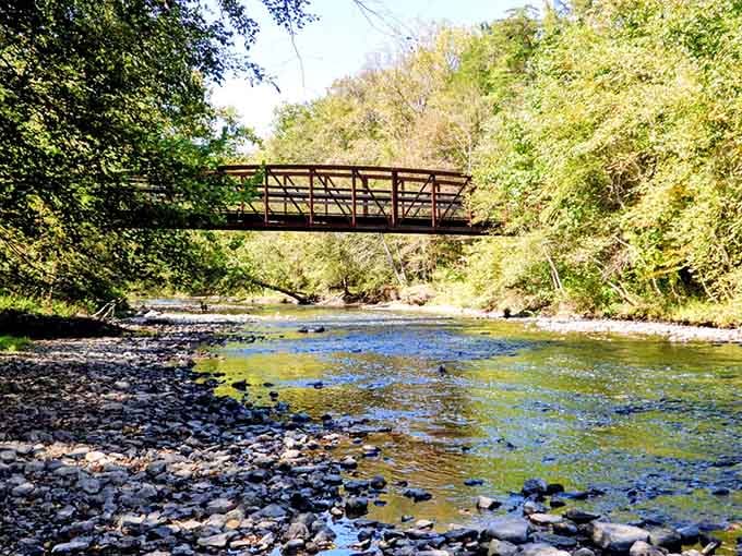 This historic bridge spans more than water, connecting present-day adventurers with Pennsylvania's industrial past.