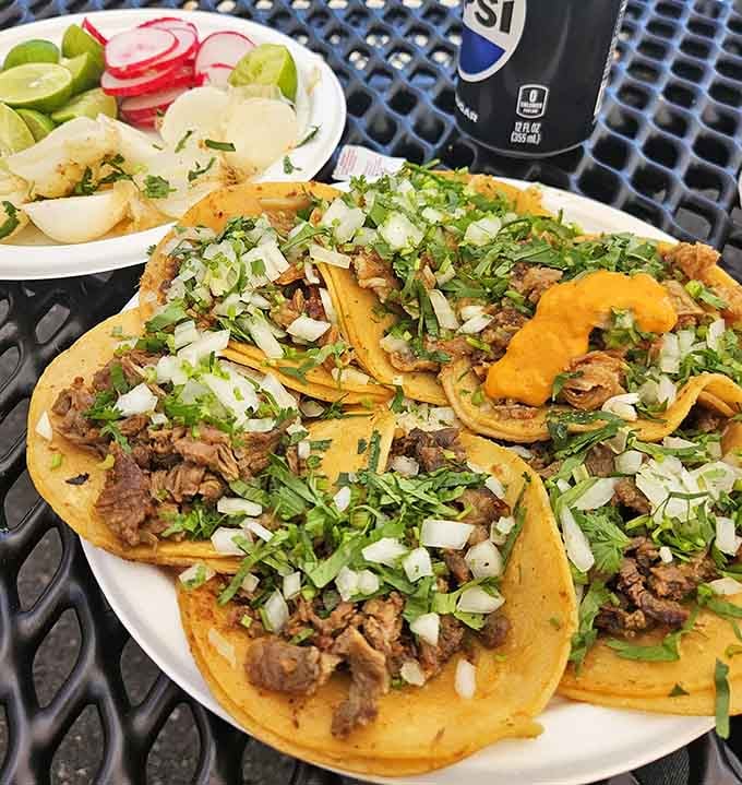 This is what authentic Mexican street food looks like when it's made with skill, care, and genuine culinary passion.