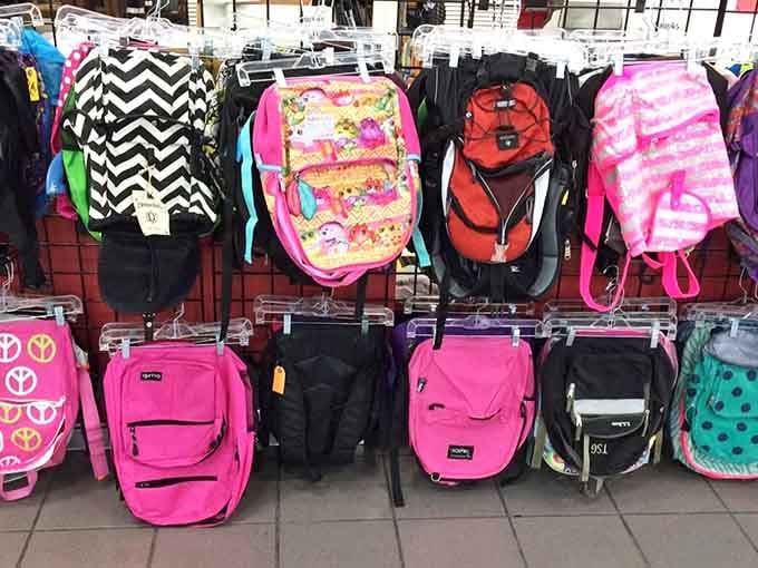 Backpacks in every color mean back-to-school shopping won't require a second mortgage or parental tears this year.