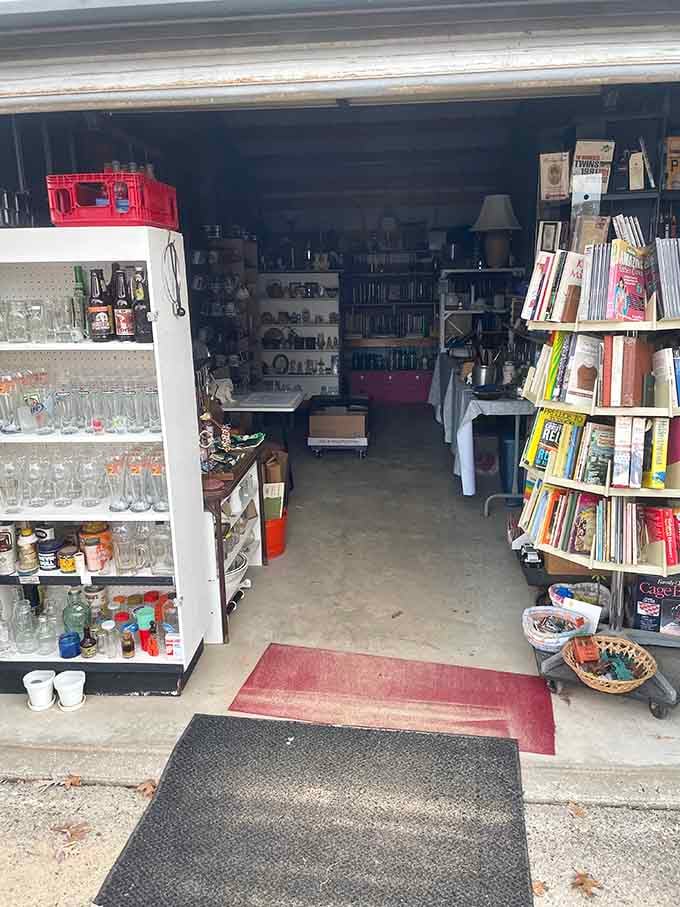 Step into a vendor's booth that looks like your grandparents' attic had a yard sale with a museum.