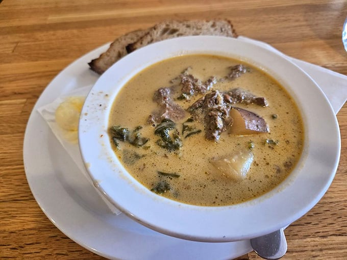 Creamy, rich, and loaded with beef, this soup could make you forget every other bowl you've ever had.