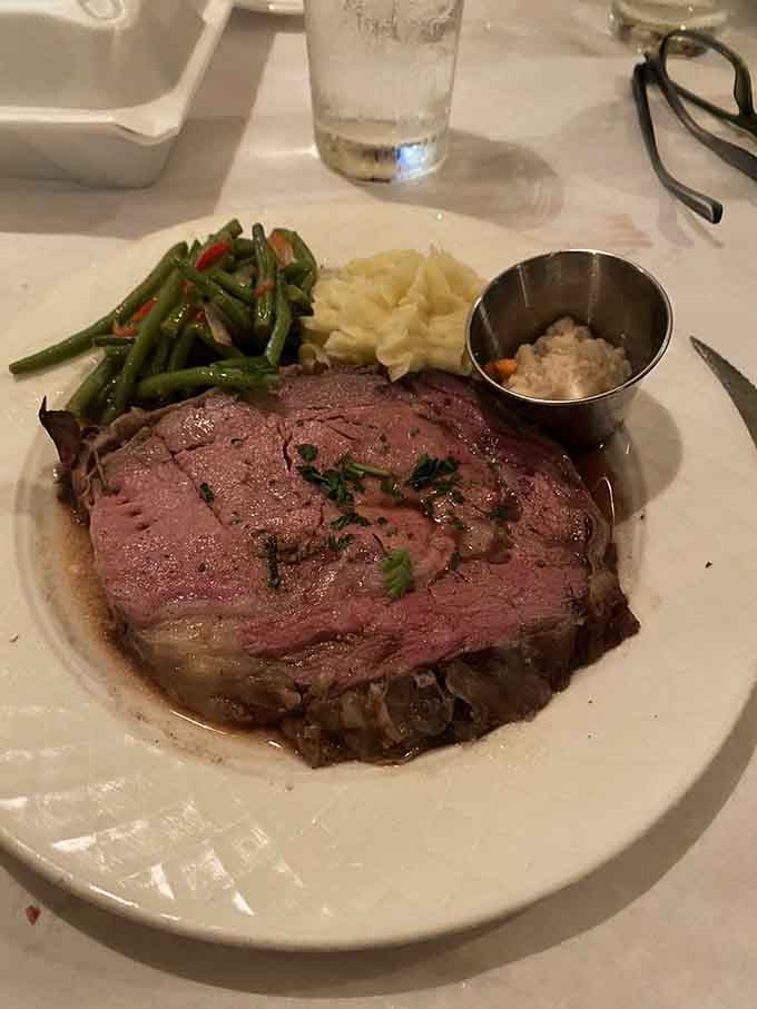 Twelve ounces of tender, juicy prime rib that'll have you questioning every other beef experience you've ever had.