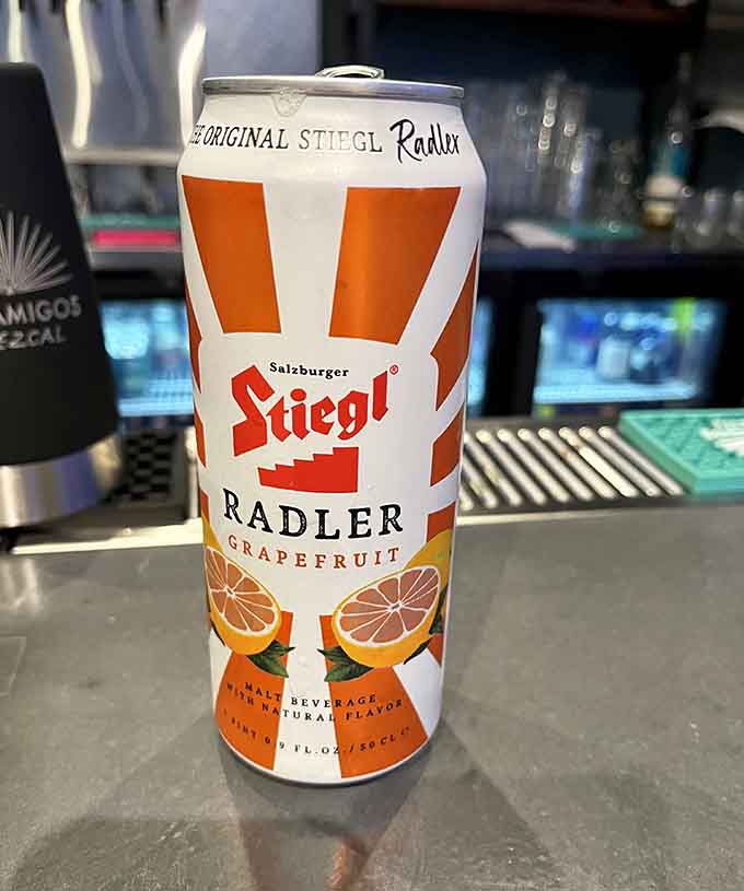 Stiegl Radler brings that refreshing grapefruit kick that pairs perfectly with outdoor games and Colorado sunshine all day long.