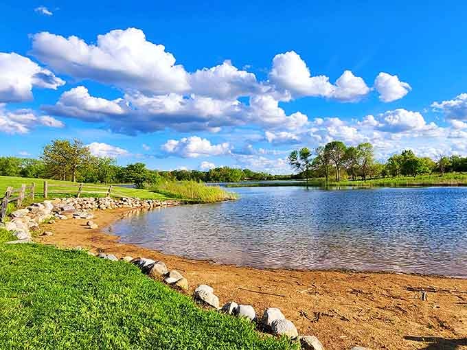Sterling Lake serves up views that could make a postcard jealous of its own reflection.