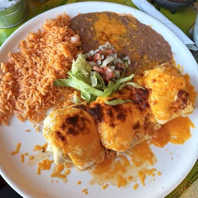 Pollo Fundito arrives looking like it just won the lottery and wants to share its good fortune with your taste buds.